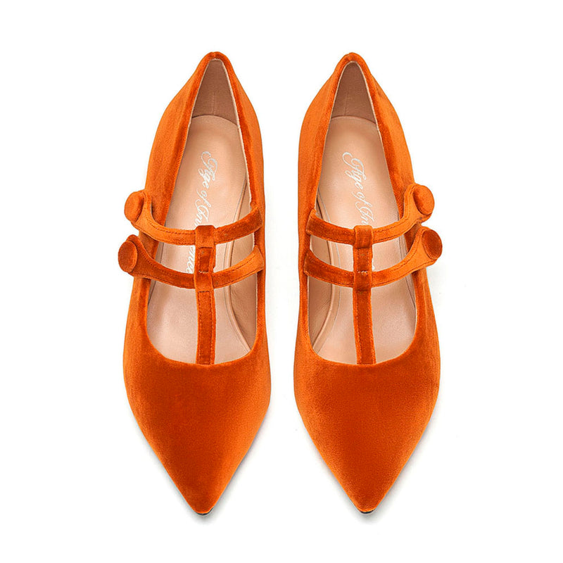 Designer Colette Ochre Shoes For Women By Age Of Innocence – Age of ...