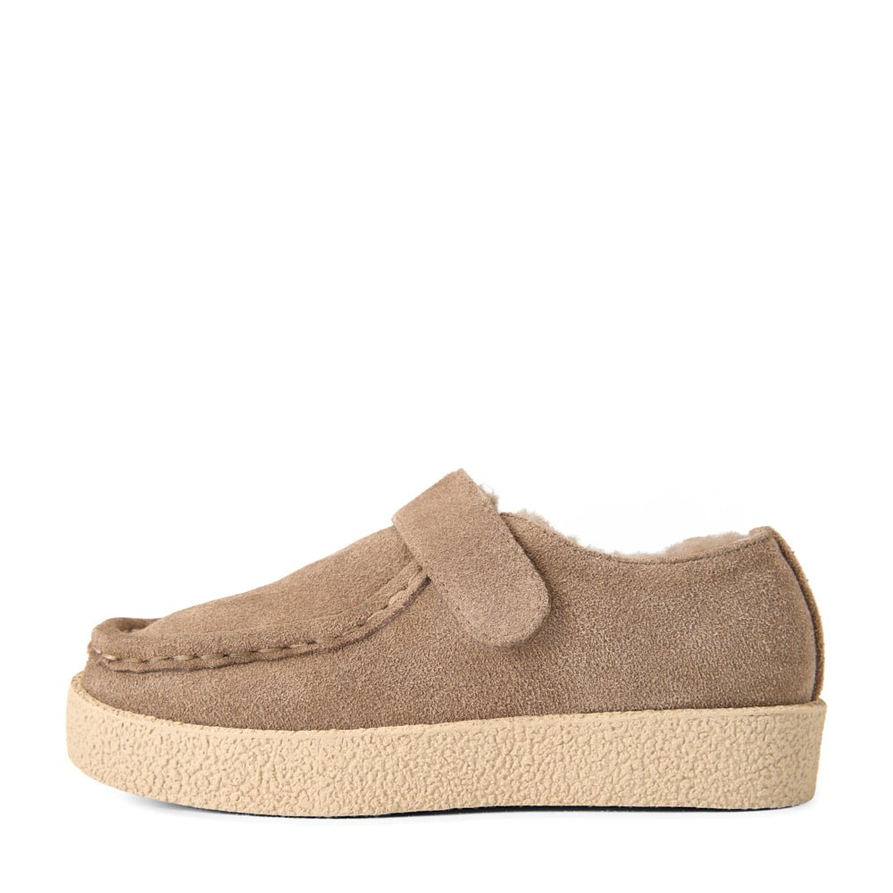Liam Winter Dark Beige Loafers for Boys | Age of Innocence
