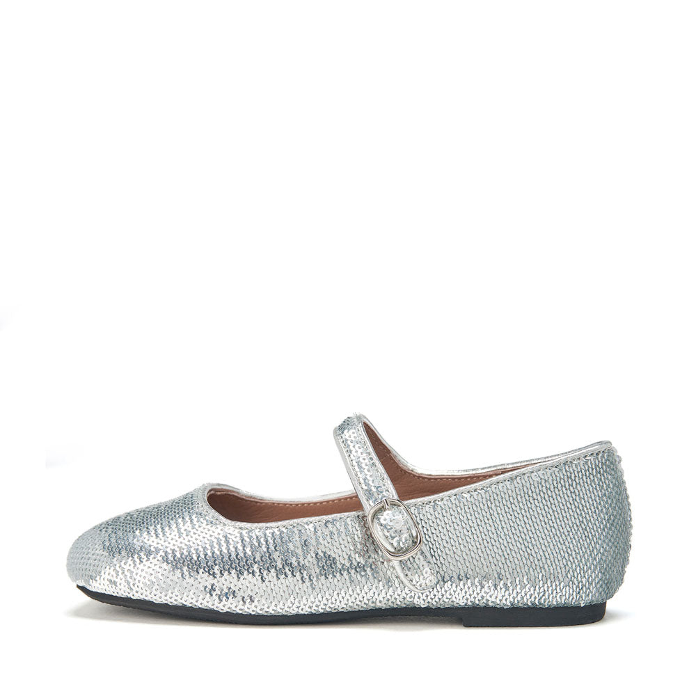 Michelle Silver Shoes for Girls | Age of Innocence