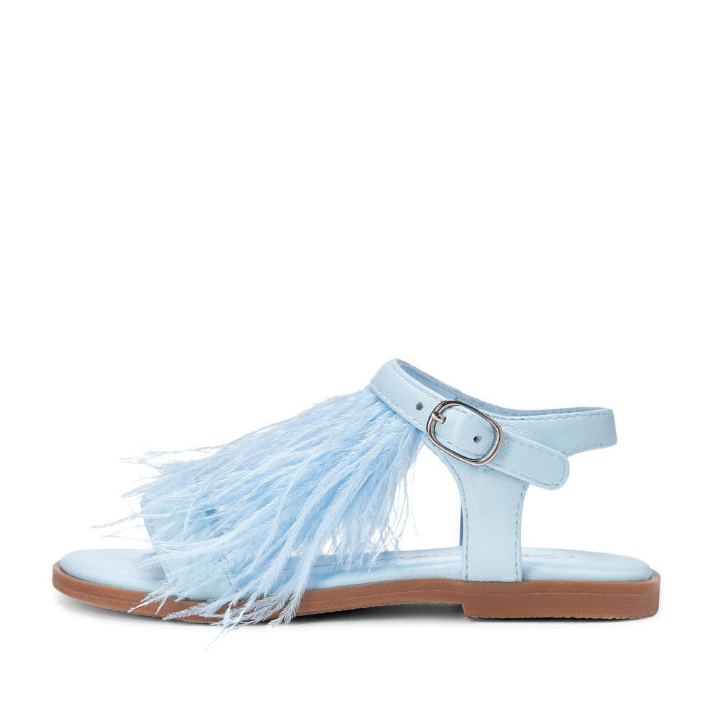 Elle Blue – Leather Blue Sandals for girls by Age of Innocence